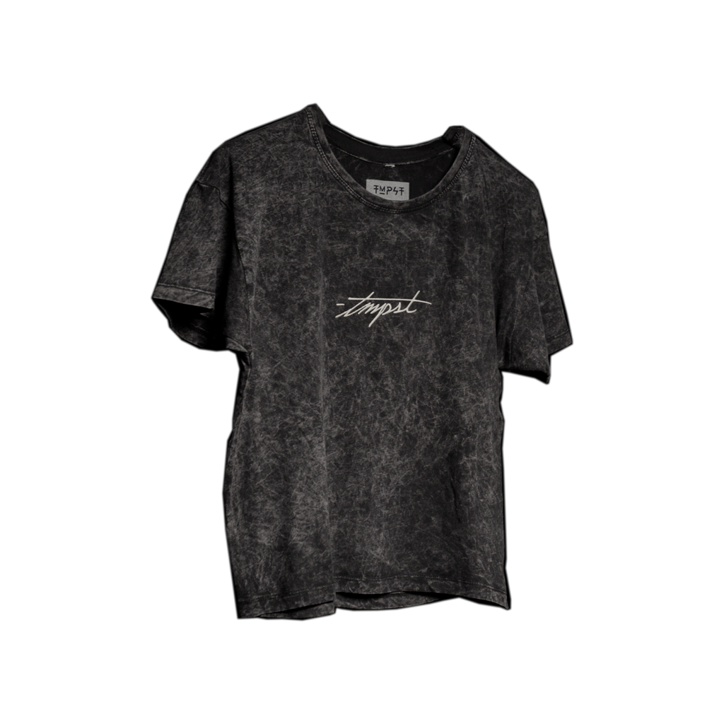 Signature Crop Tee (mineral wash) | TEMPEST FREERUNNING